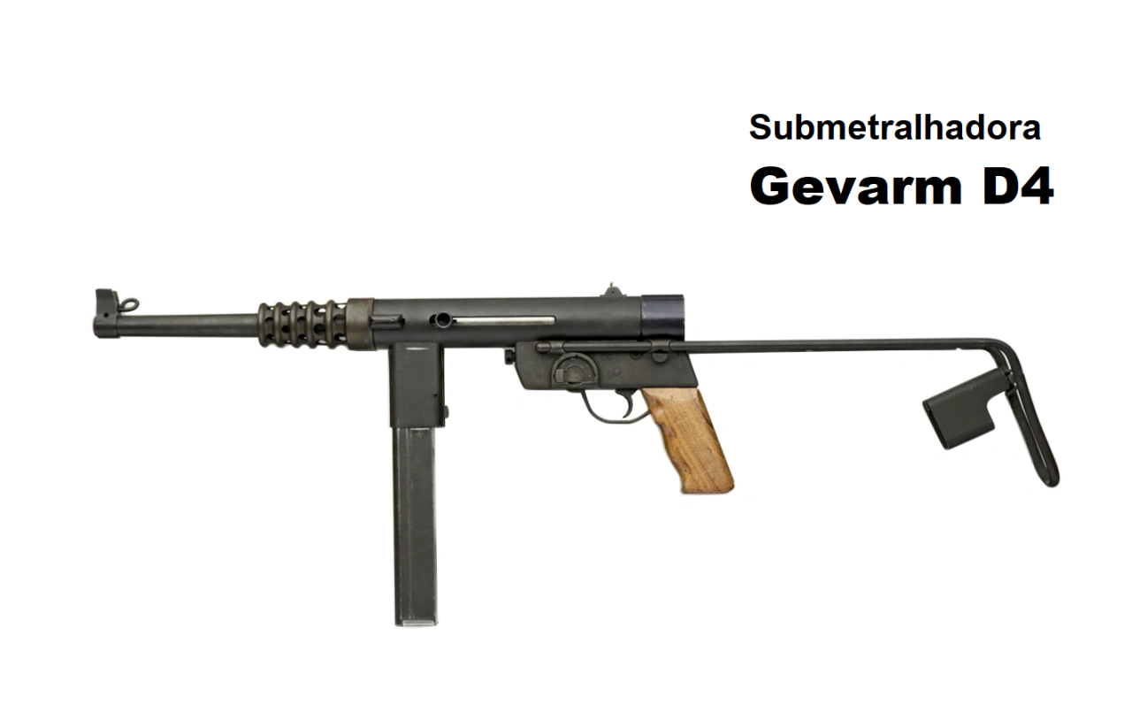 Submetralhadora Gevarm D4 - Sala de Armas